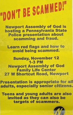 Scam Presentation – Christ Lutheran Church